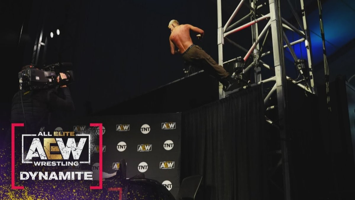 Darby Allin Dives From Scaffolding To Close AEW Dynamite